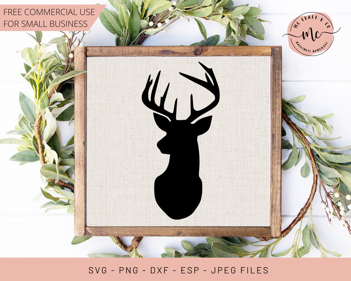 Stag Svg Deer Svg Stag Cutting File Deer Cutting File | Etsy