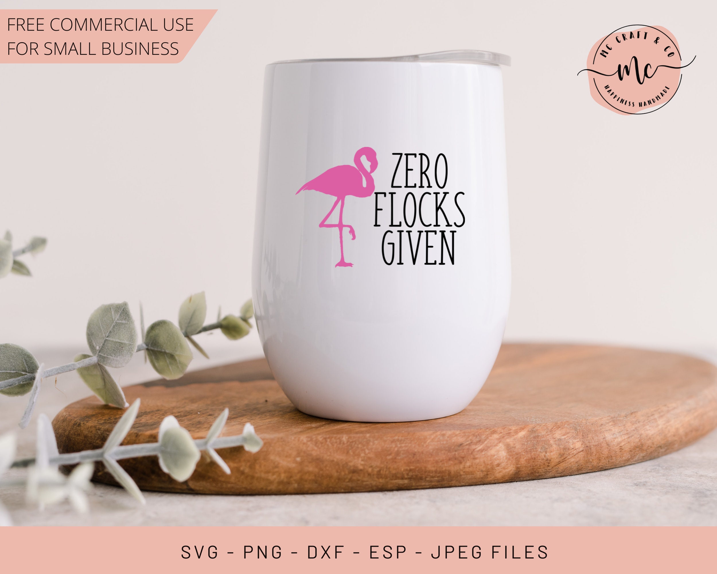 Zero Flocks Given SVG Flamingo svg Sommer svg Flock - Etsy Schweiz