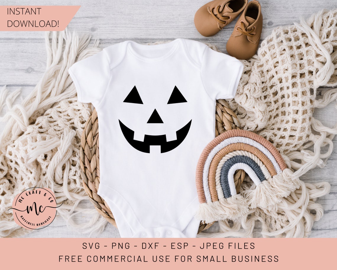 Pumpkin Face Svg Halloween Clip-art Halloween Smiling Carved | Etsy
