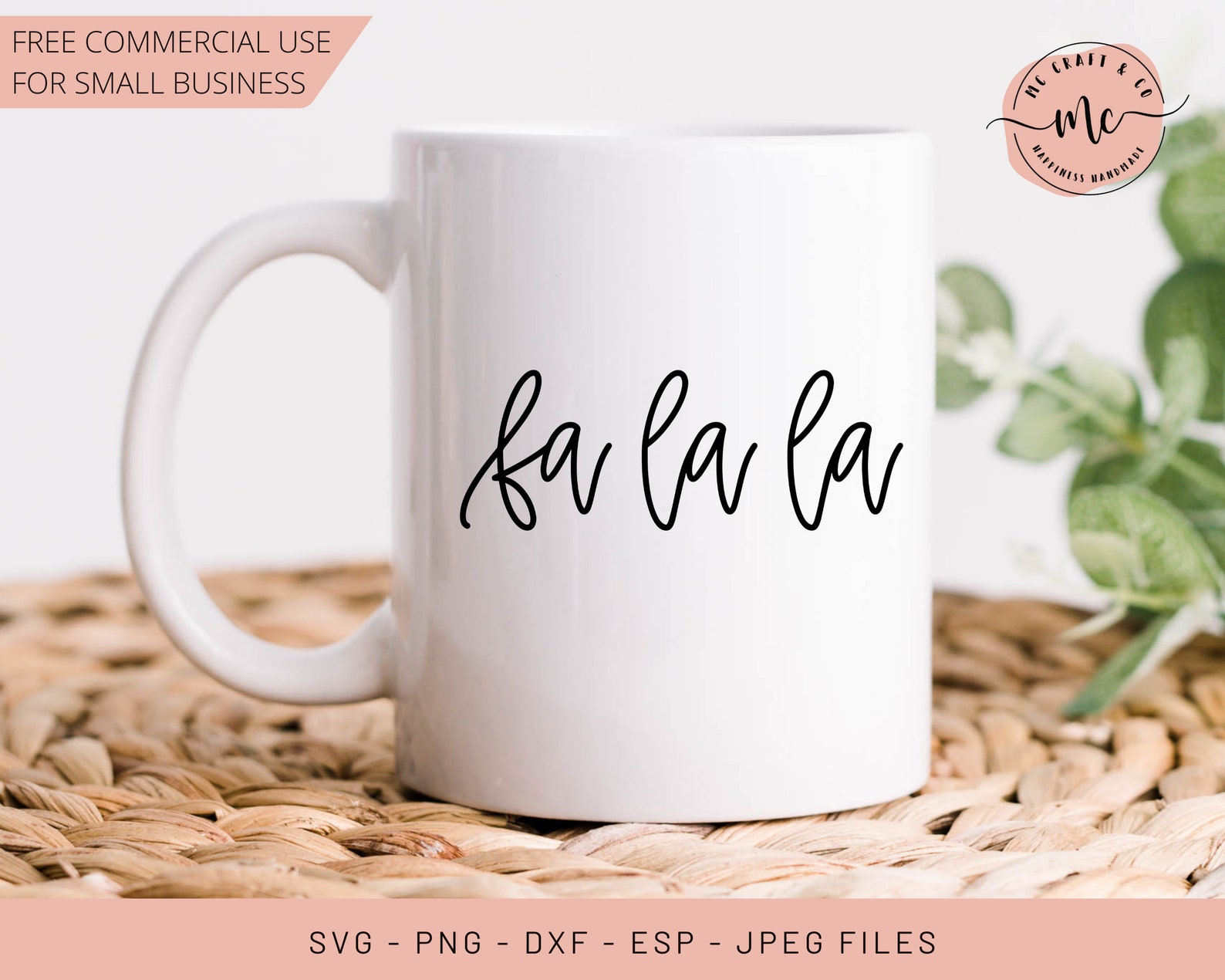 Fa La La SVG PNG Winter Svg Christ Cut File Christmas | Etsy