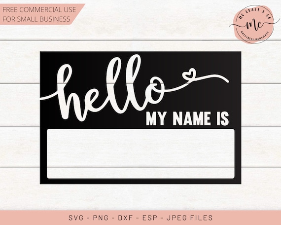 Hello My Name is Svg Baby Svg New Baby Svg Baby Boy Baby - Etsy