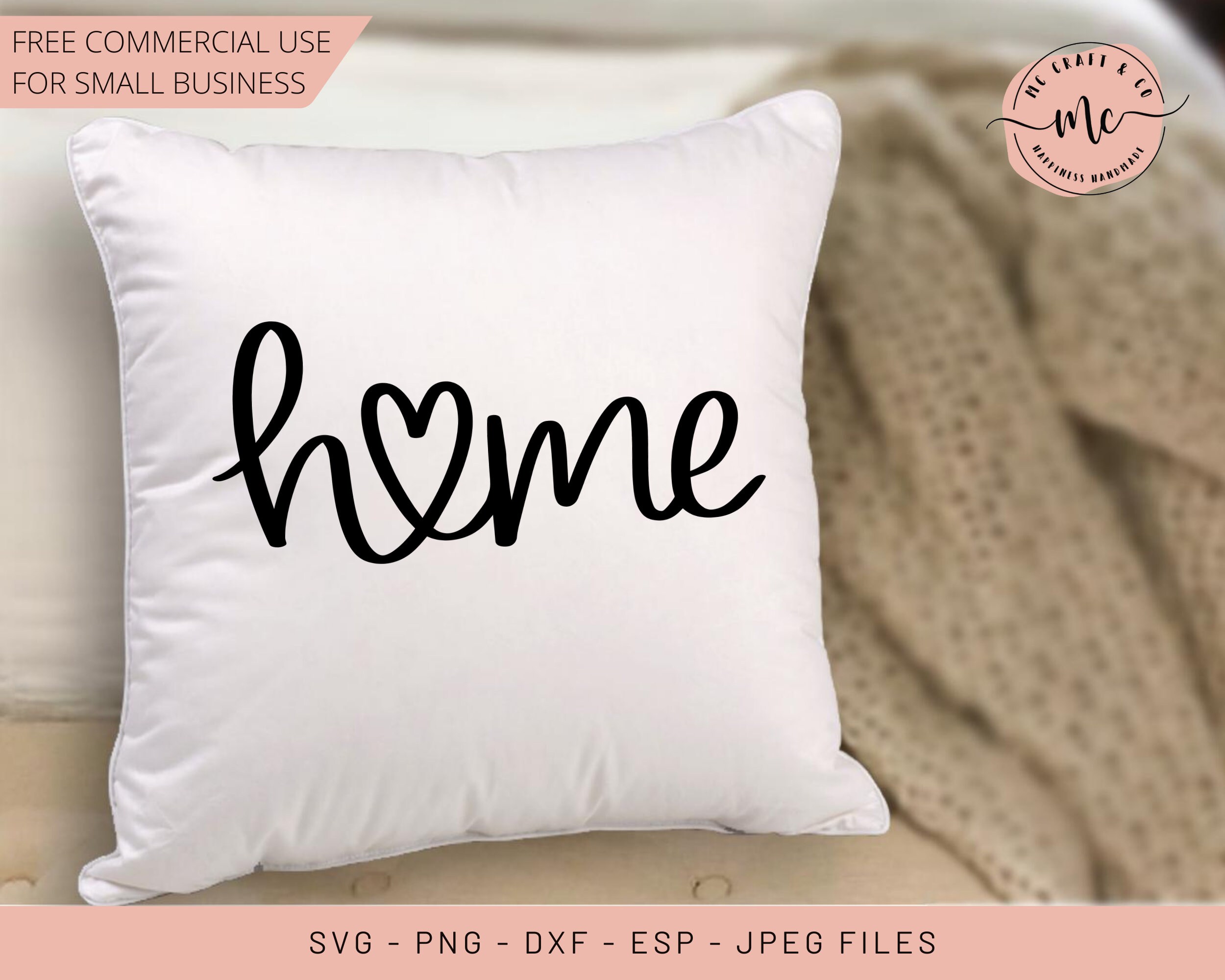 Home Svg Home Sign Hand Lettered Home Svg Svg Files for | Etsy