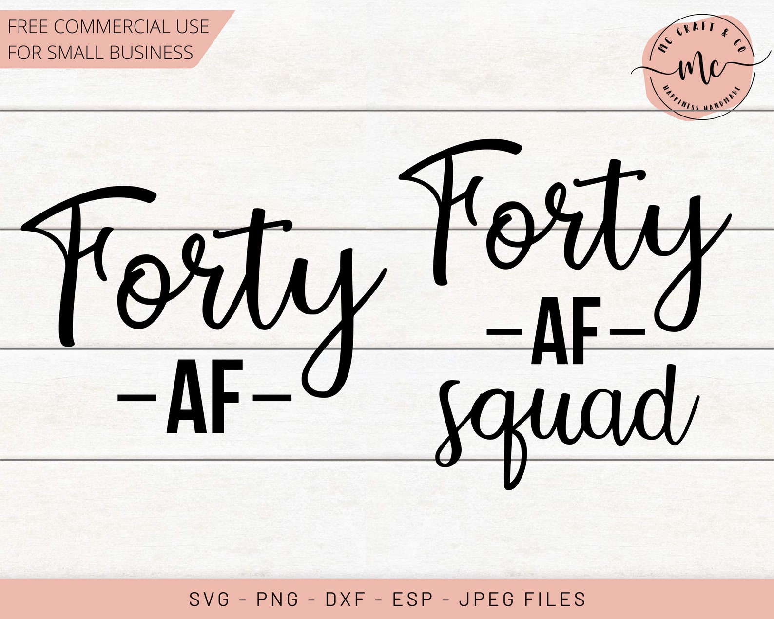 Forty AF Thirty Forty and Fabulous 40th Birthday 40 - Etsy