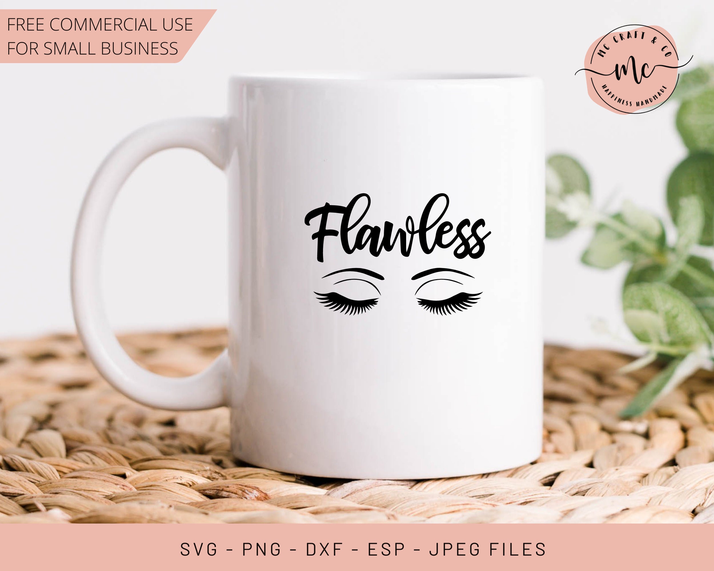 Flawless SVG Makeup Svg Lashes Svg Make up Cut Files Eyes | Etsy