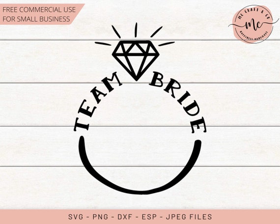 Team Bride Svg Bride Squad Bride Tribe Bachelorette Party | Etsy