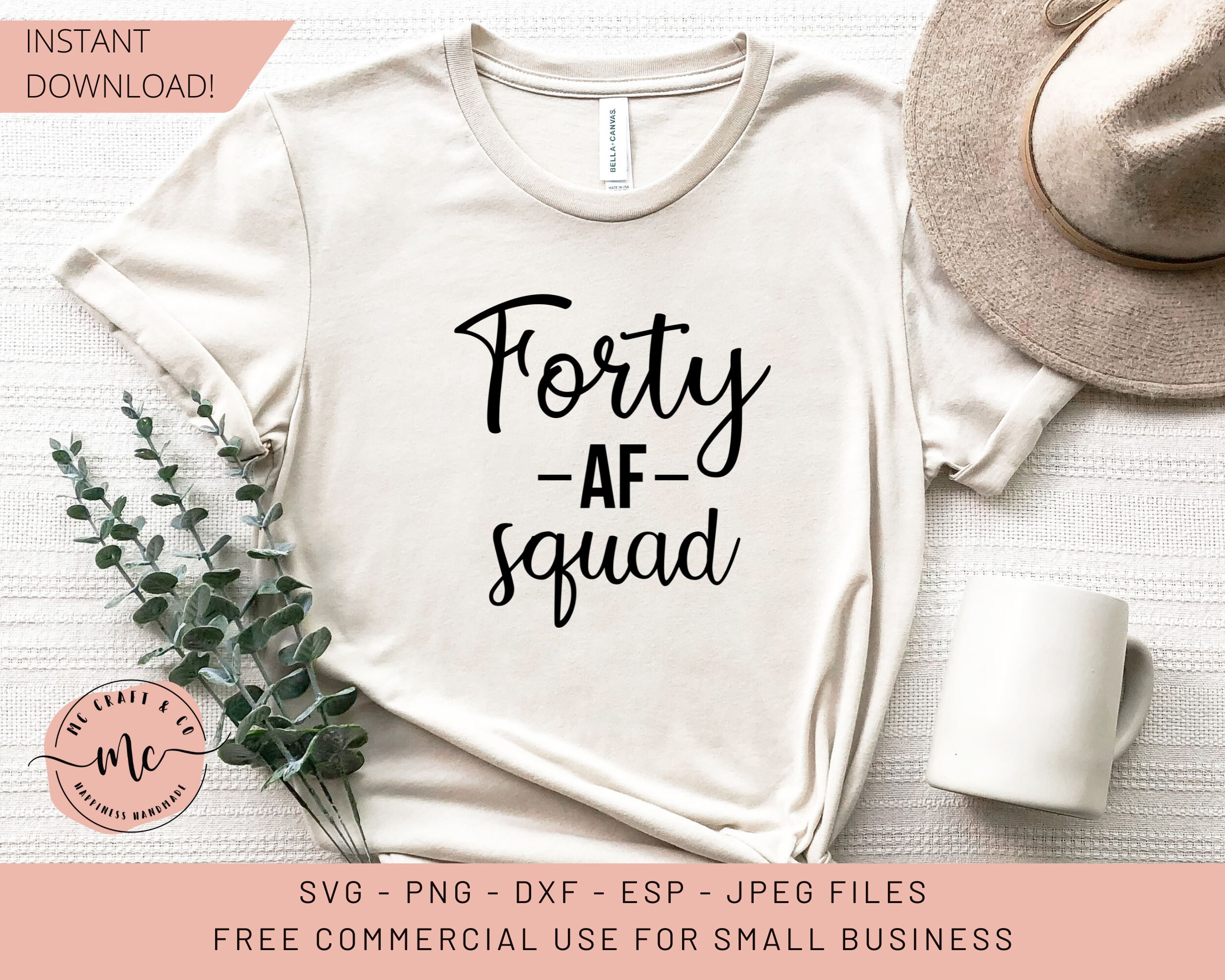 Forty AF Thirty Forty and Fabulous 40th Birthday 40 - Etsy