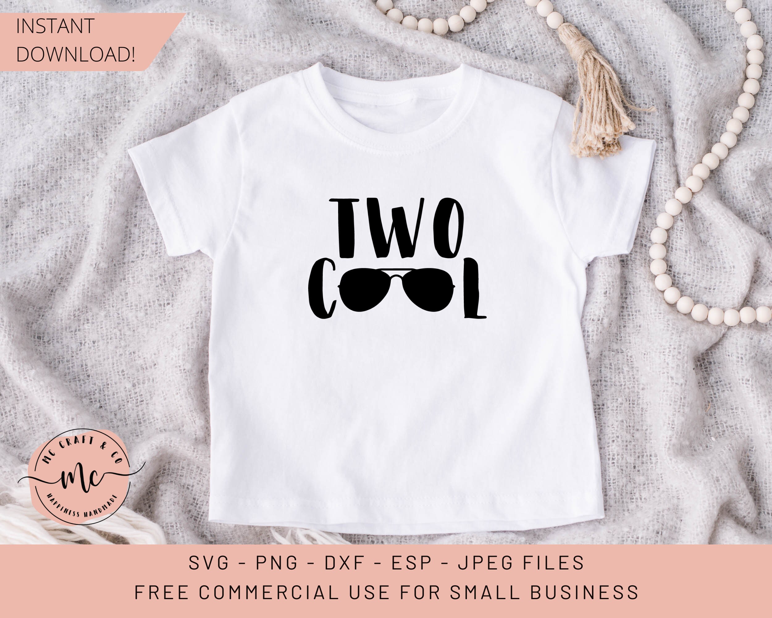 Two Cool Svg, 2 Birthday, Second Birthday, Two Years Old, Aviators Svg ...