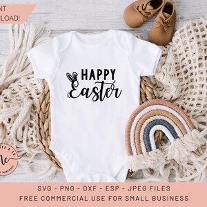 Happy Easter SVG, Easter Shirt, Kids Easter, Easter, Baby Easter ...