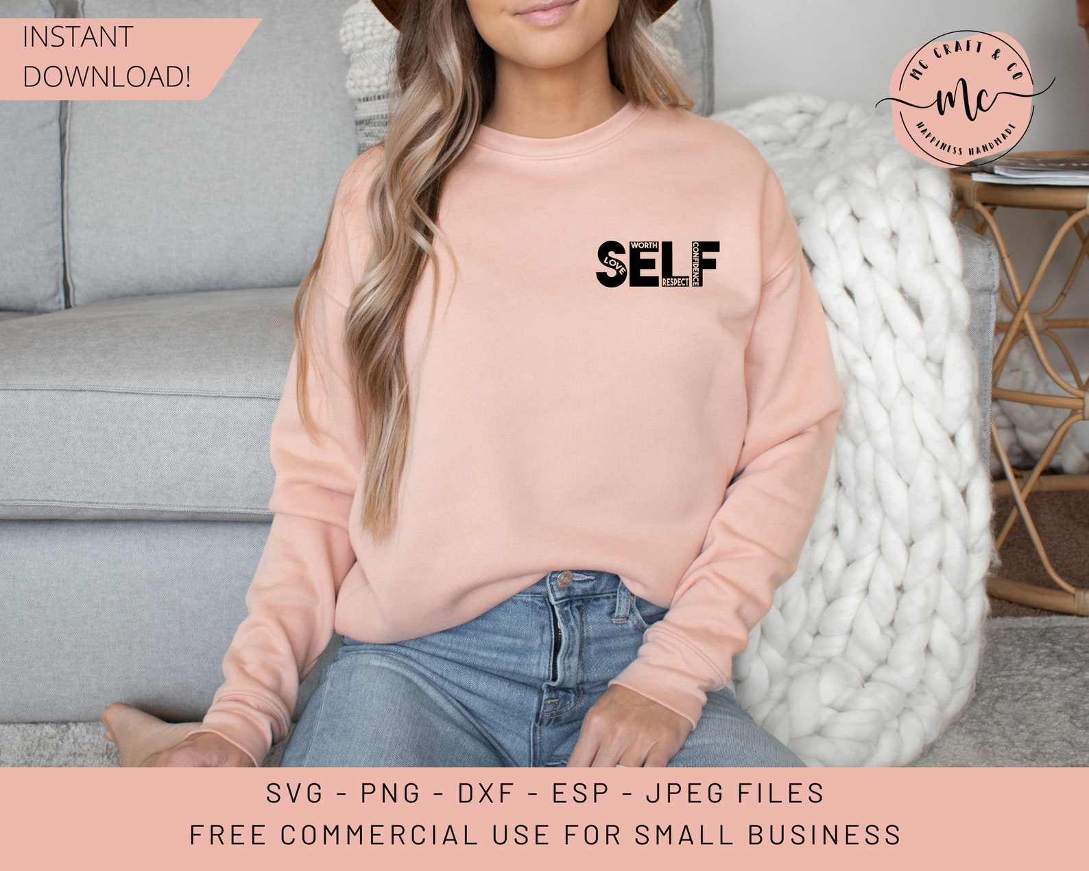 Self Love Svg Love Yourself Unapologetic Svg Positive Words - Etsy