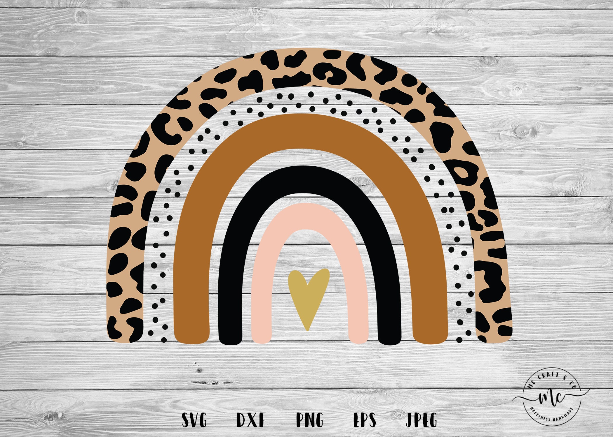 Leopard Rainbow Leopard Print Leopard svg Rainbow svg | Etsy