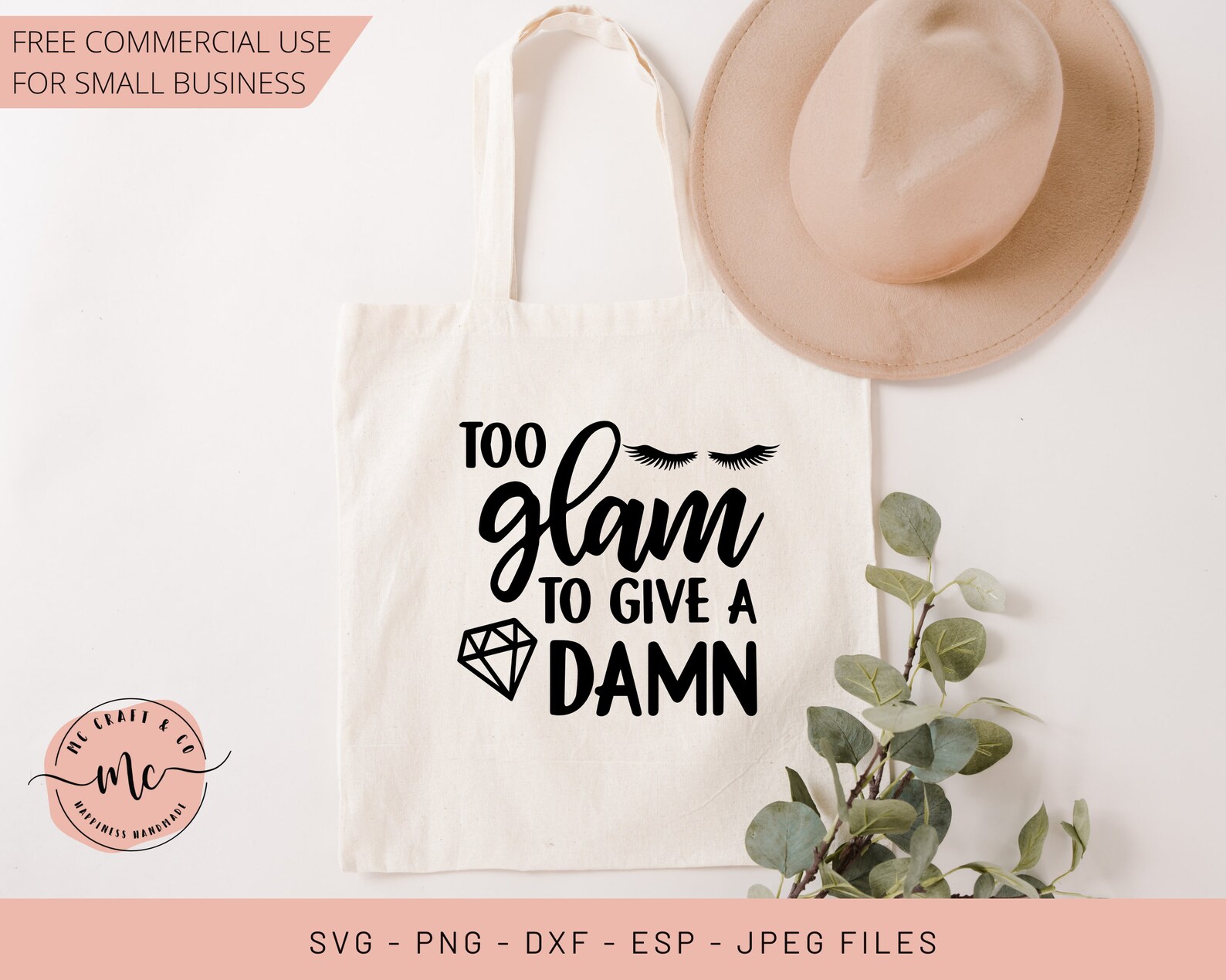 Too Glam to Give A Damn SVG Makeup Svg Lashes Svg Make up - Etsy