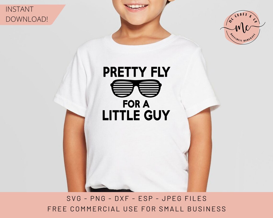 Pretty Fly for a Little Guy Svg Aviator Svg Baby Svg Boy - Etsy