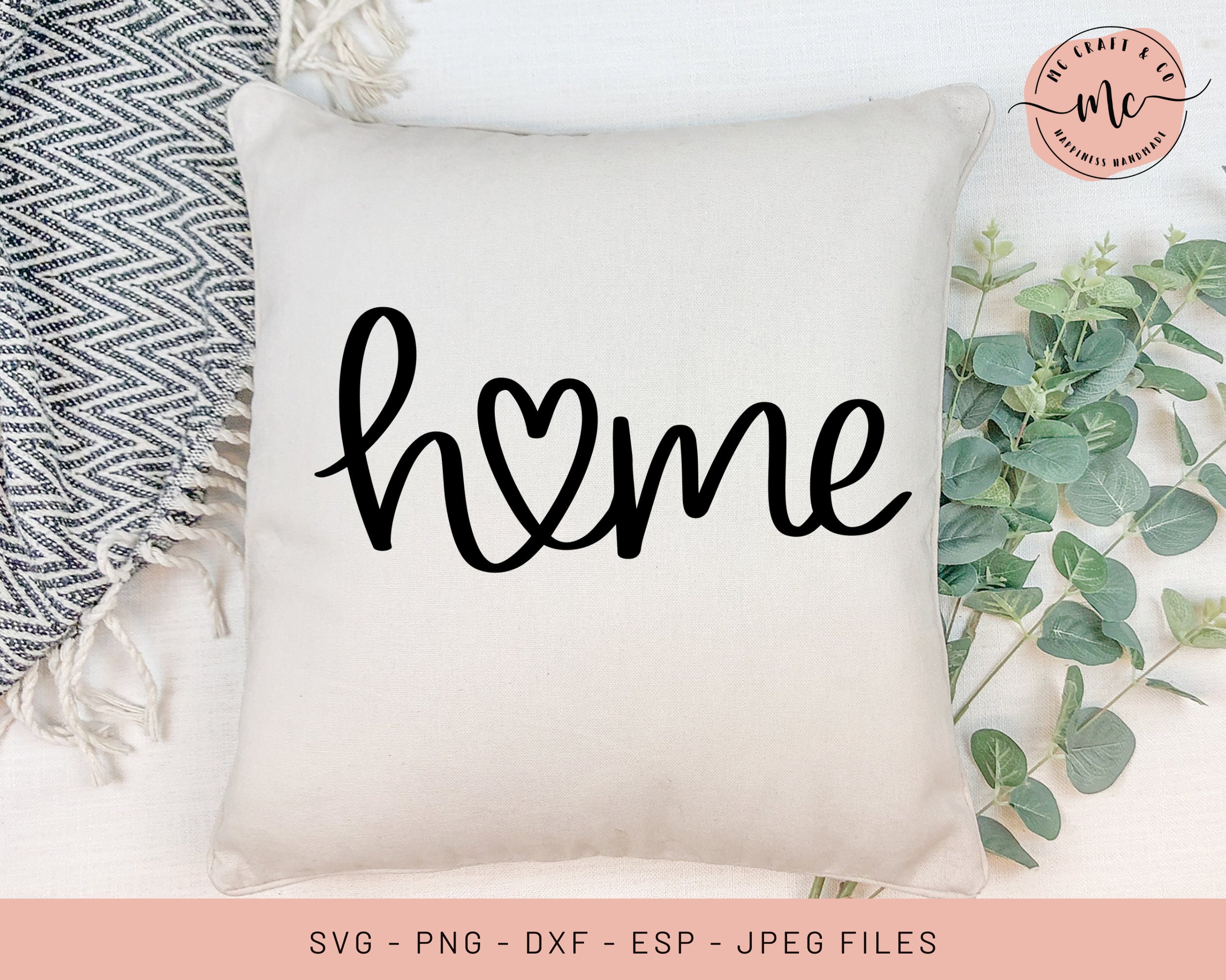 Home Svg Home Sign Hand Lettered Home Svg Svg Files for - Etsy