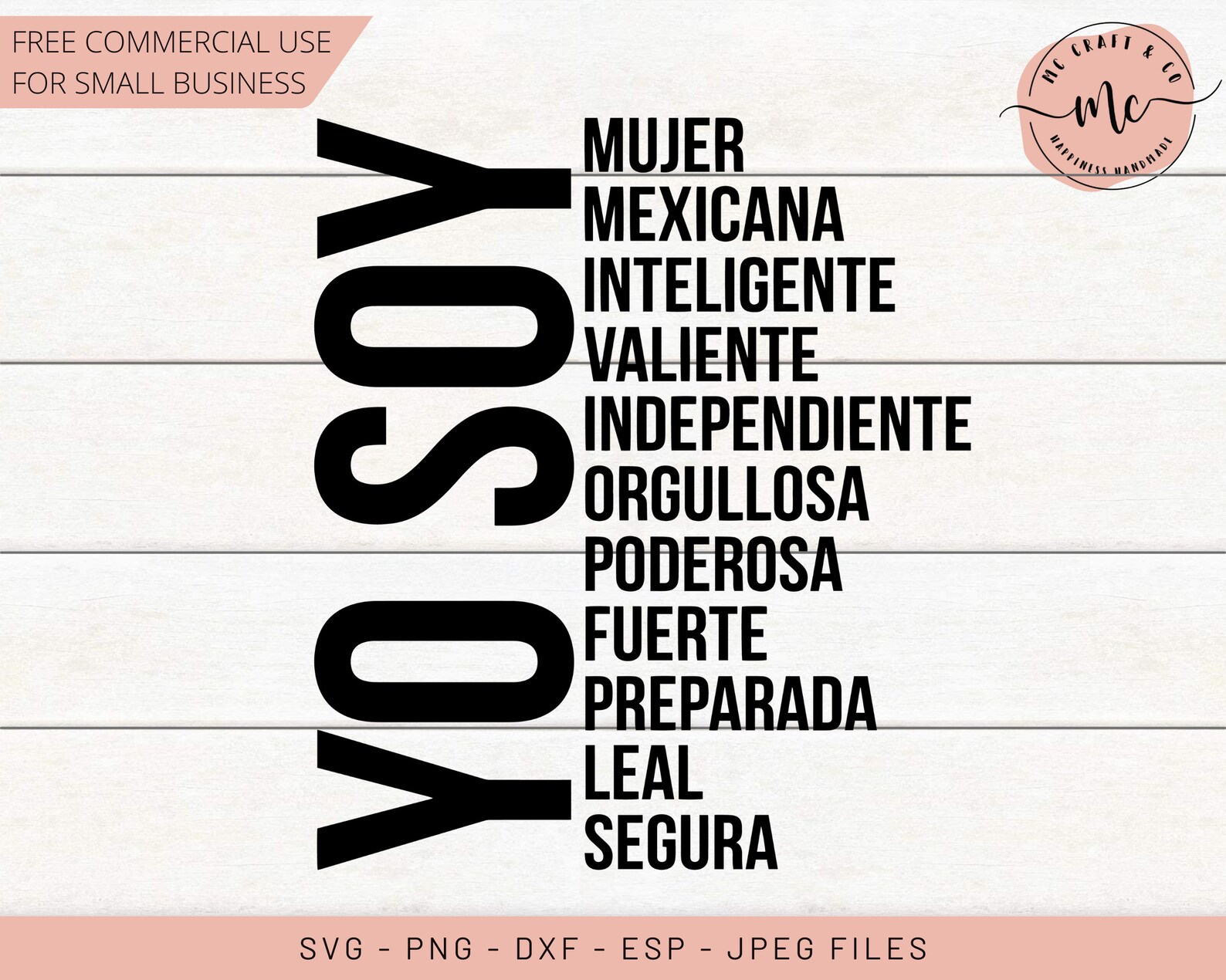 YO SOY Svg Png, Mexicana Seg Png, Latina, Yo Soy, Fuerte, Poderosa ...