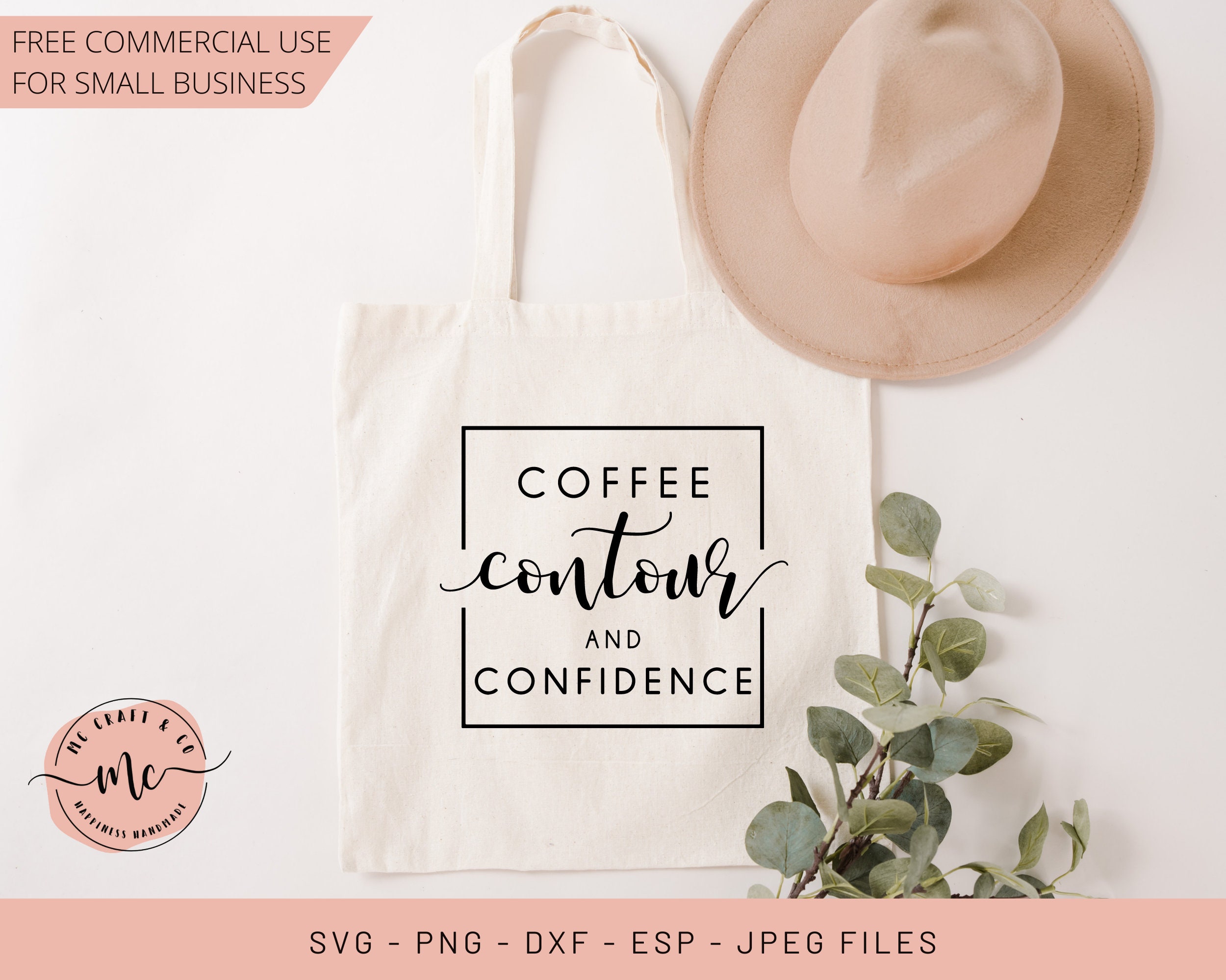 Coffee Contour Confidence Makeup Coffee Confident Woman - Etsy