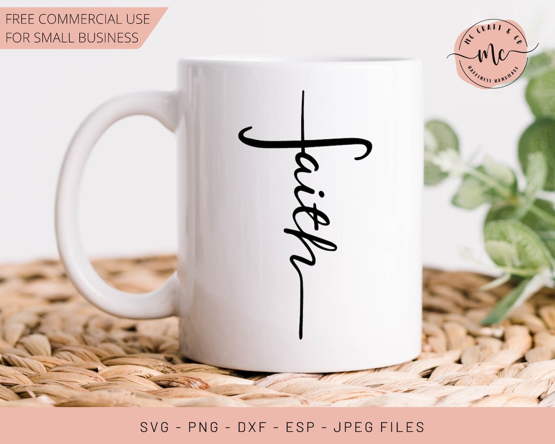 FAITH Svg, Inspirational Svg, Bible SVG, Faith Cross, Jesus SVG ...
