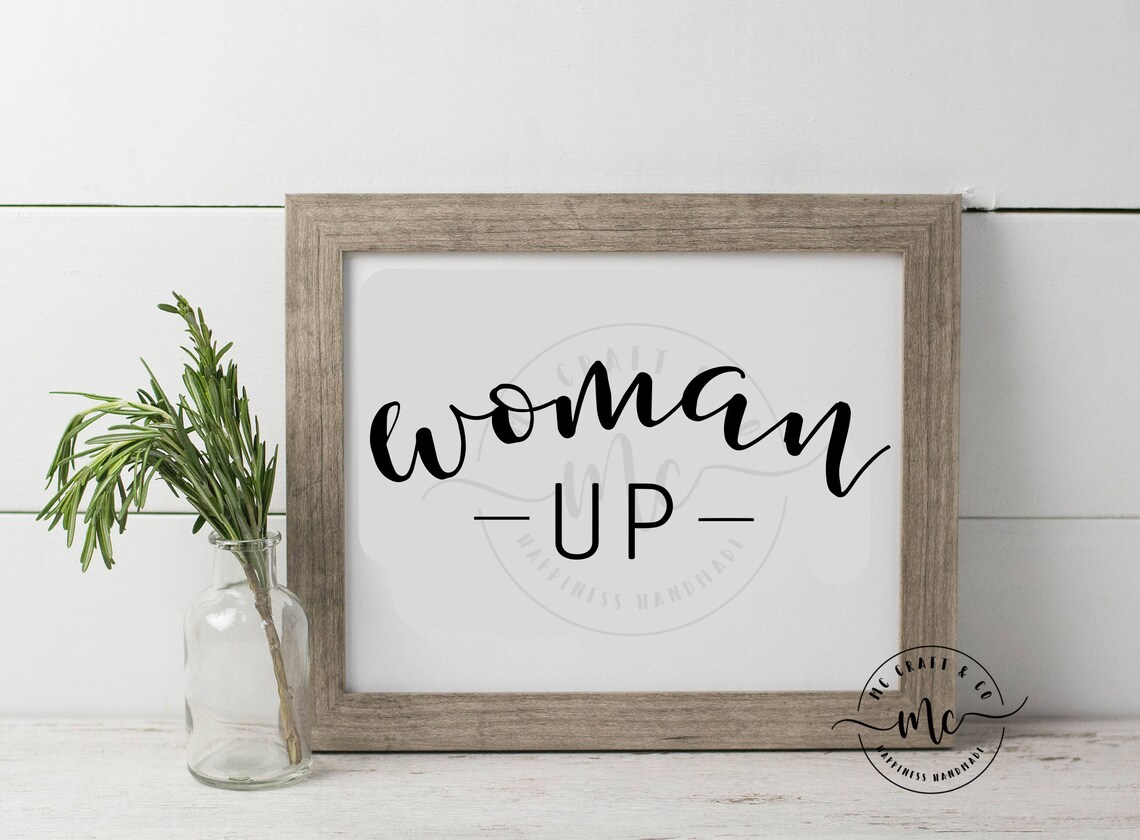 Woman up SVG Girl Boss Svg Strong Women Empowered Women | Etsy