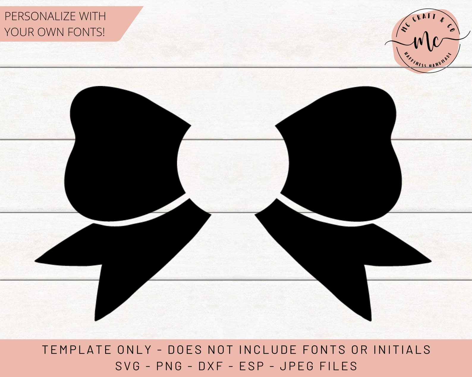 Monogram Bow SVG, Initial Svg, Bow Monogram, Monogram SVG, BOW Svg ...