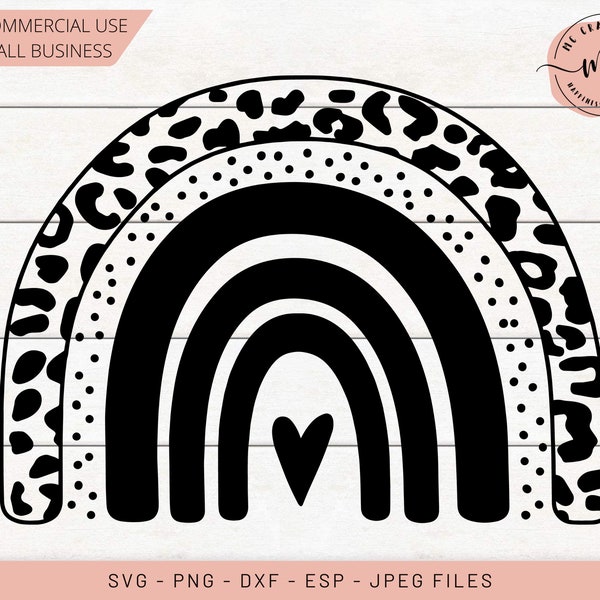 Rainbow Leopard - Etsy