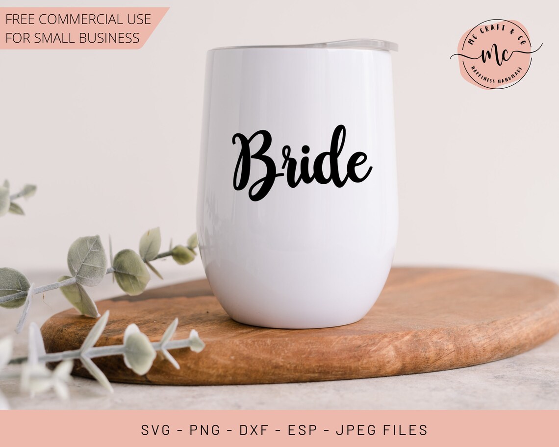 Bride SVG Bride Cut File Wedding Wedding Cut Files Bridal - Etsy