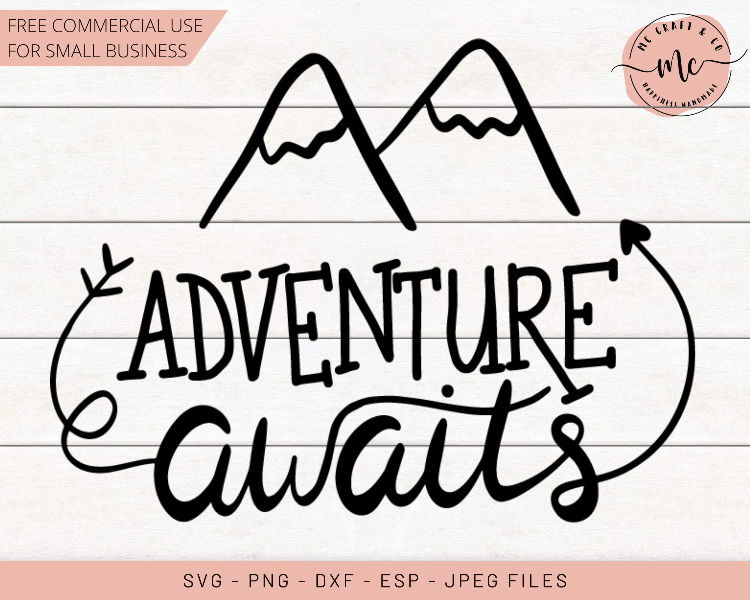 Adventure Awaits Handlettered Wood Sign Design Wonderlust - Etsy