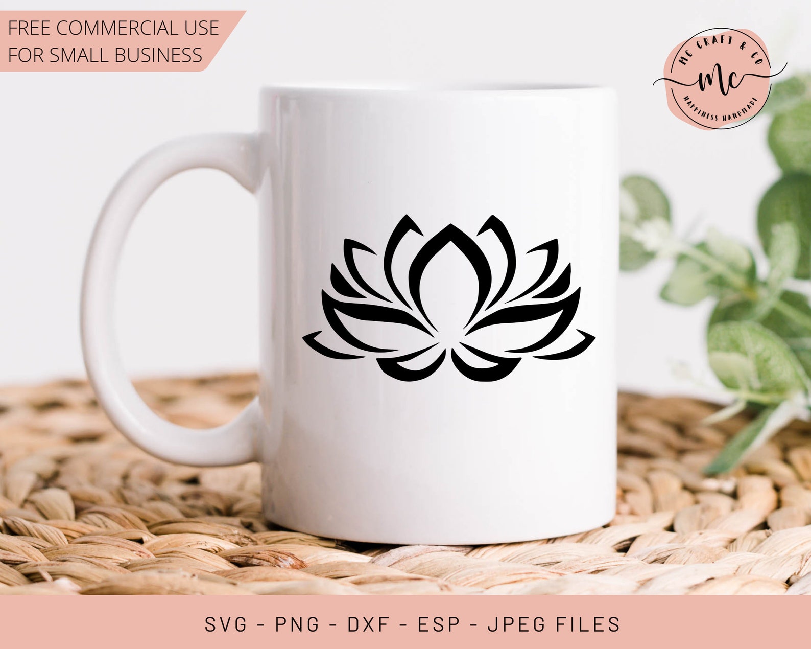 Lotus Svg Lotus Flower Instant Download SVG PNG EPS Dxf - Etsy