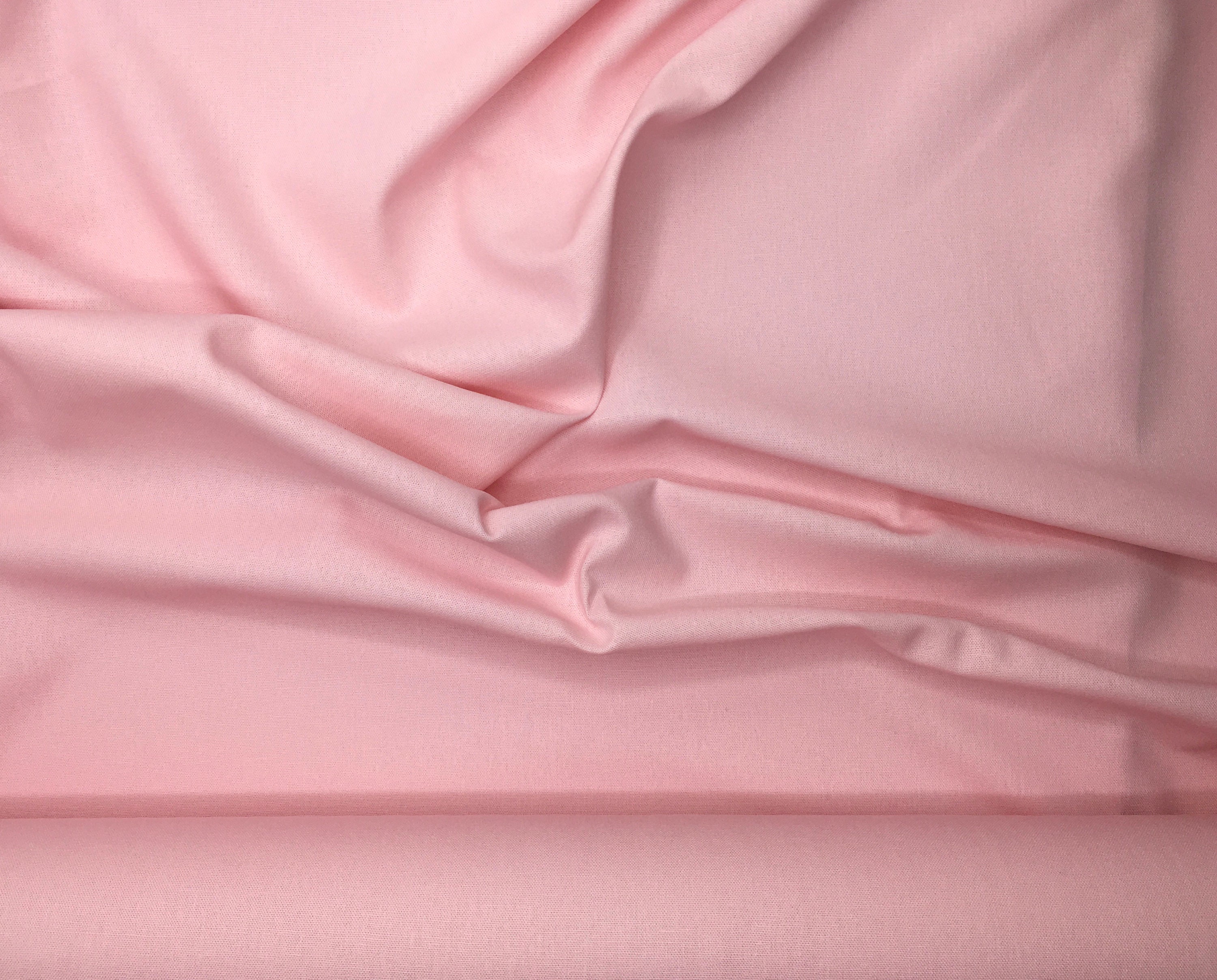 Thick, faux linen, cotton fabric, pale pink no1