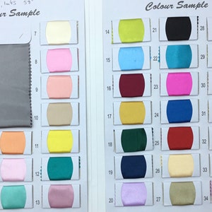 Powder Pink Col33. High Quality Silky Satin, Very Close to Genuine Silk ...