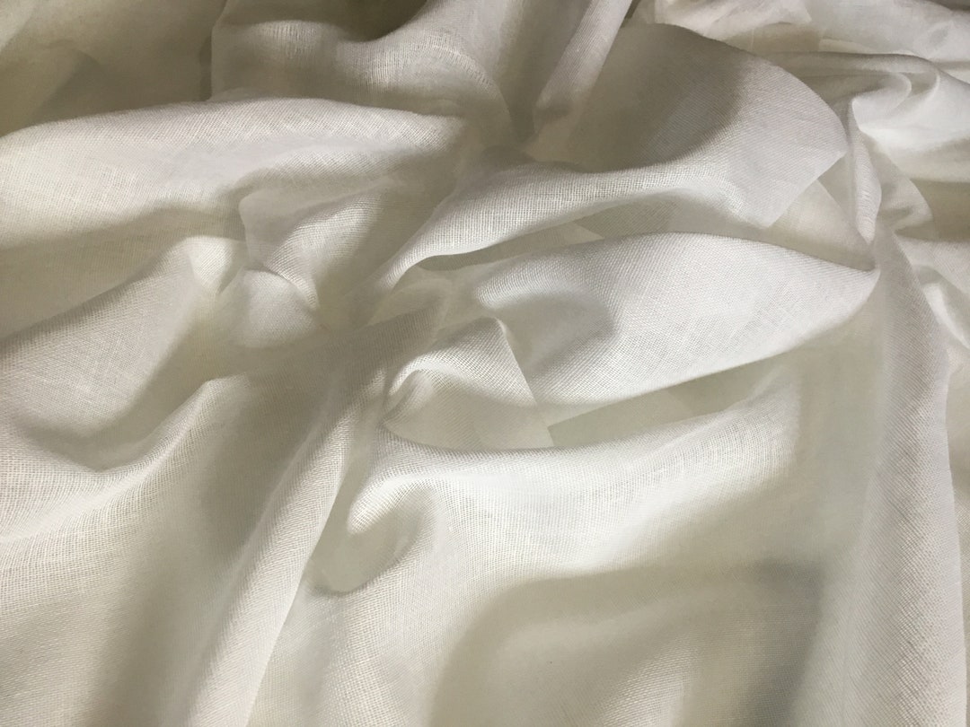 Plain White Cotton Muslin Fabric - Etsy