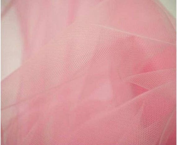 Rigid pink tulle fabric perfect for petticoats deco | Etsy