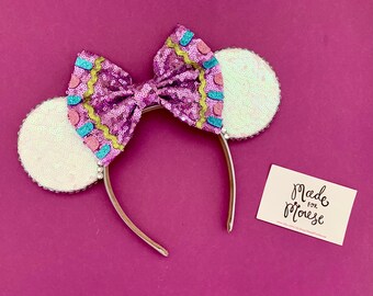 The Ice Queen Handmade Mouse Ears Headband | Etsy