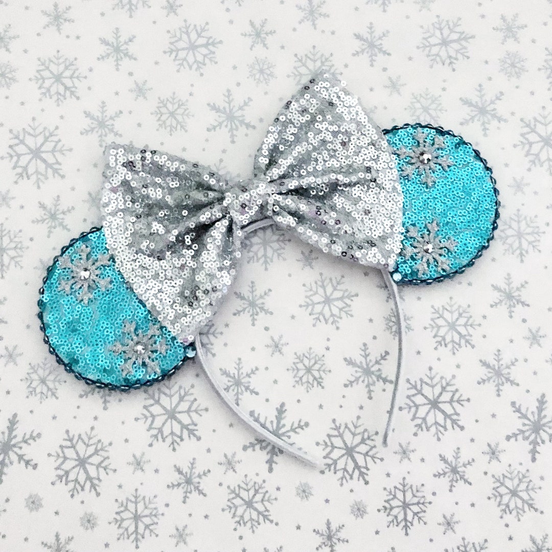 The Ice Queen Handmade Mouse Ears Headband - Etsy