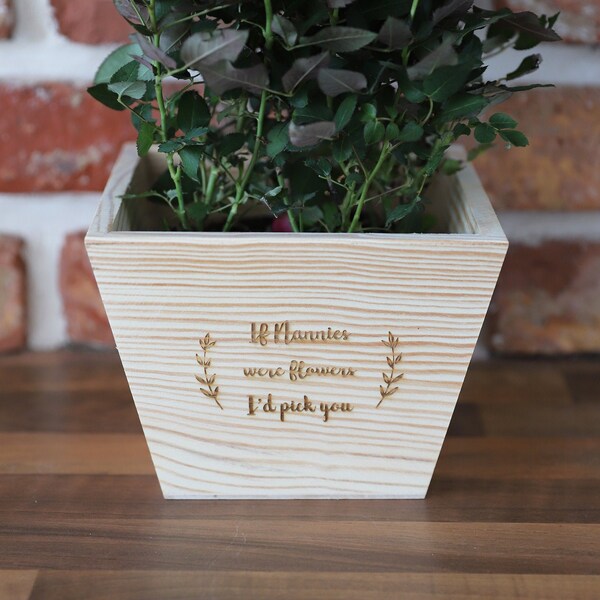 Personalised Plant Pot - Etsy UK