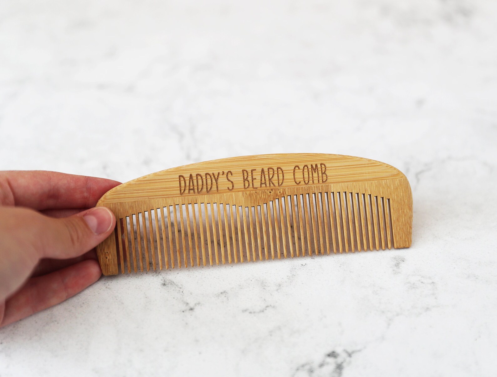 Personalised Bamboo Comb Personalised Comb Gift for Dad - Etsy UK
