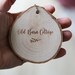 Personalised Log Slice Keyring: Laser Engraved Wooden Key Fob - Etsy UK
