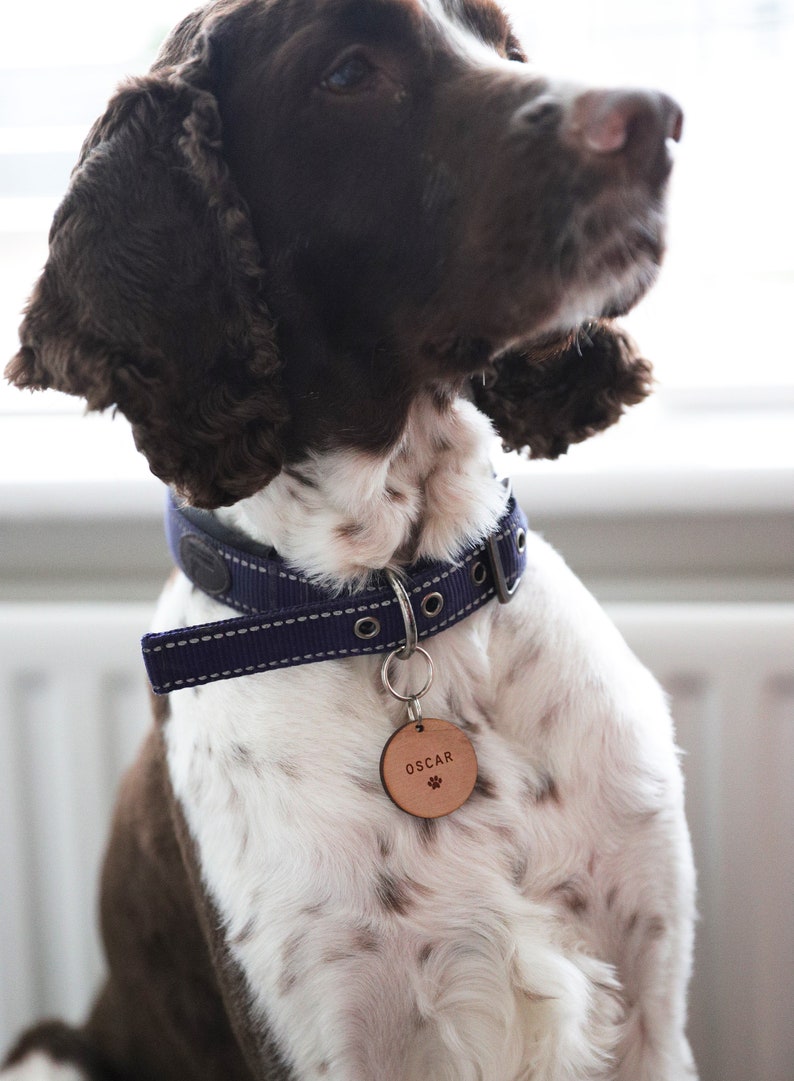 Personalised Dog Tag wooden Dog Tag dog ID Tag engraved Dog - Etsy
