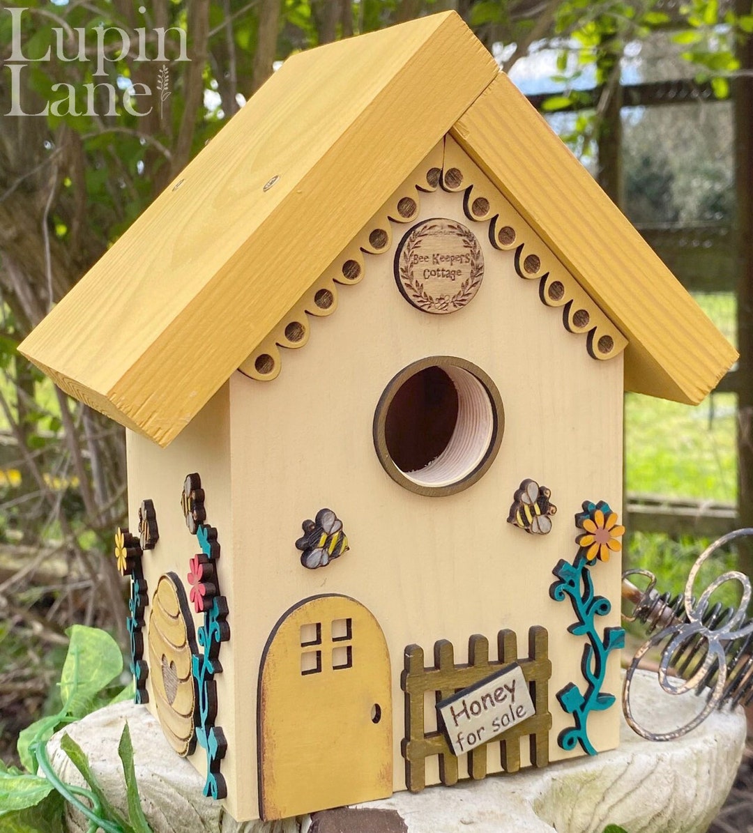 Bird Box, the Bee Keepers Cottage, Handmade Bird House, Garden Decor - Etsy