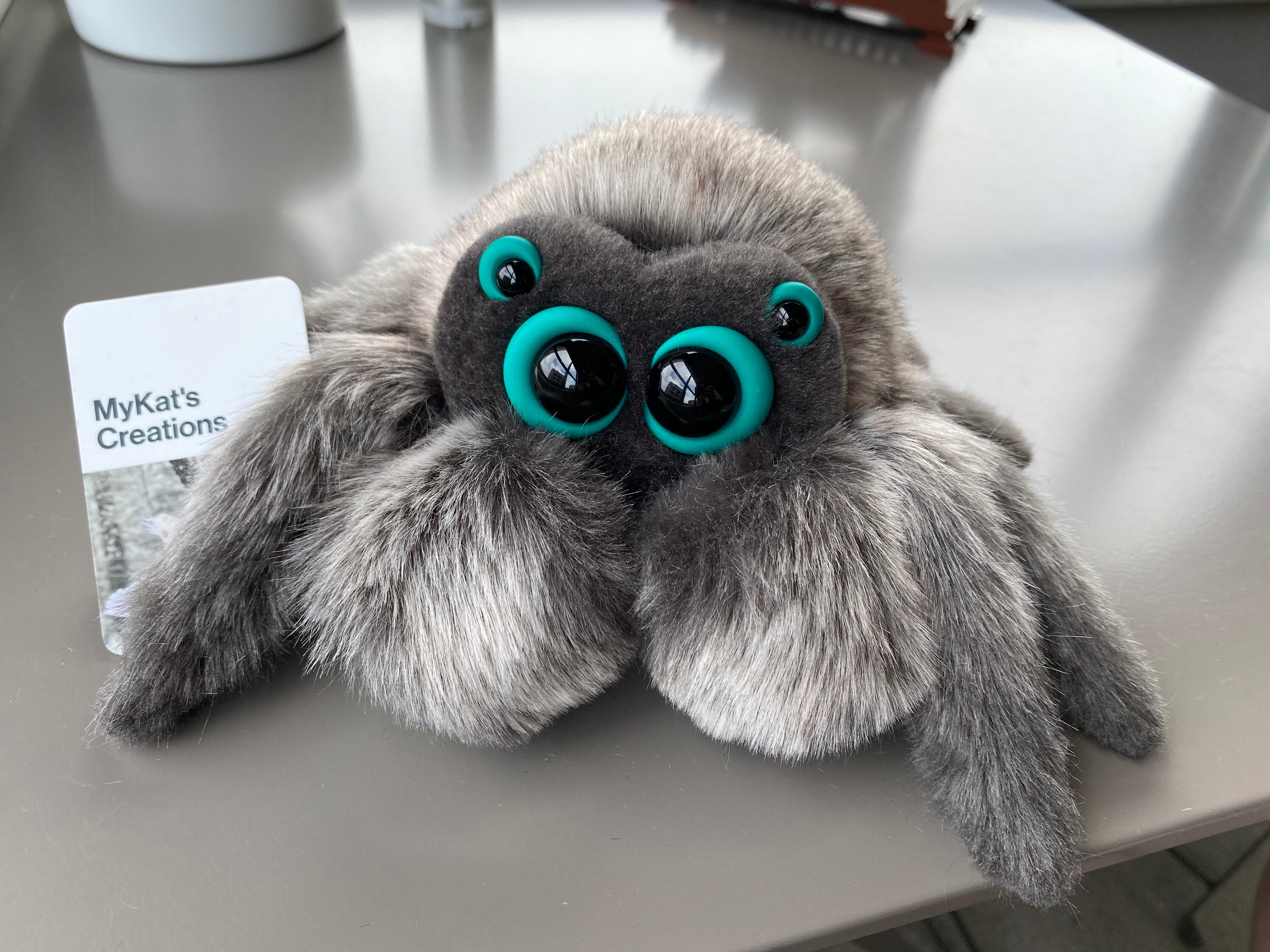 Large jumping spider hand made art doll