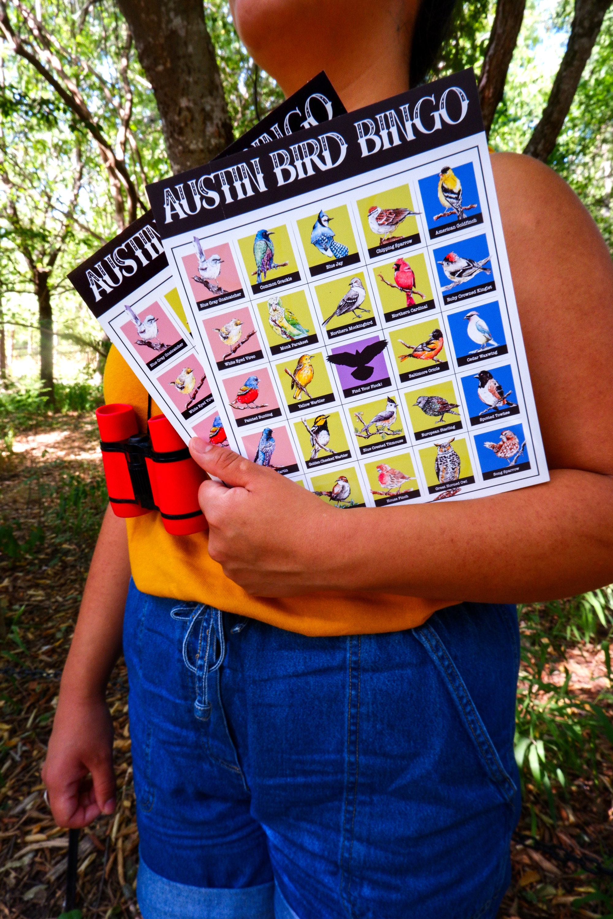 Austin Bird Bingo | Austin Texas | Birds of Texas | Bird Watching Gift ...