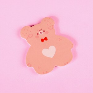 Paco the Bear Sticky Memo Pads - 50 Sheets - Etsy