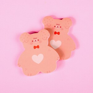 Paco the Bear Sticky Memo Pads - 50 Sheets - Etsy