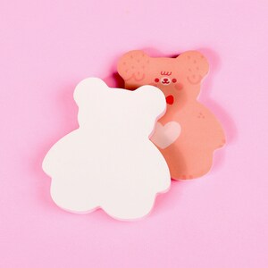 Paco the Bear Sticky Memo Pads - 50 Sheets - Etsy