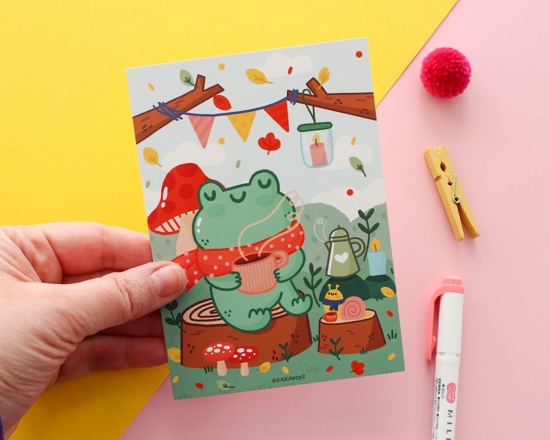 A6 Mini Print "cozy Vibes", Printed on Matte Paper 324 Gsm, 105x148mm ...