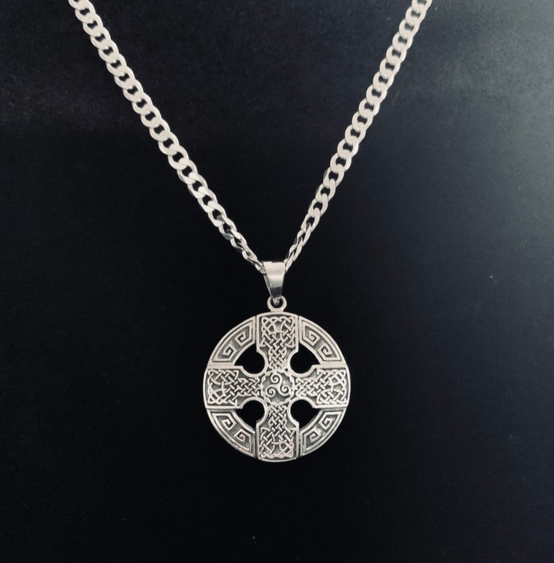 Handcast 925 Sterling Silver Equal Sided Celtic Cross Triskele - Etsy