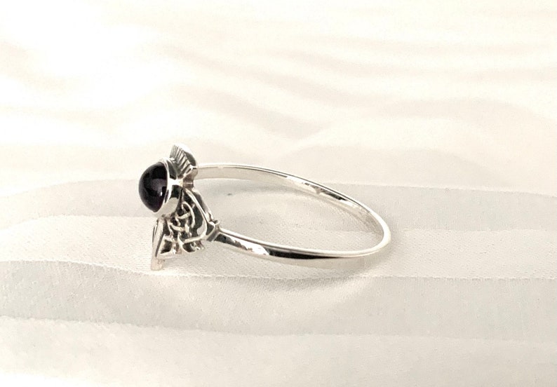 Handcast 925 Sterling Silver Scotland Scottish Amethyst - Etsy