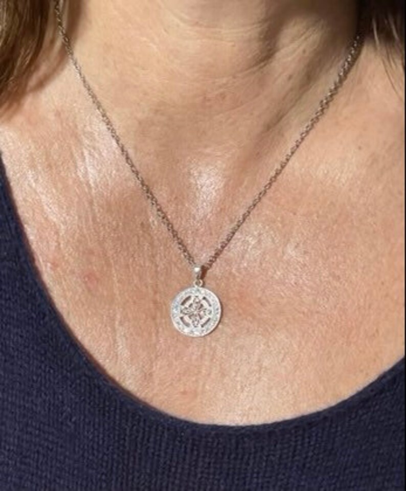 Handcast 925 Sterling Silver Celtic Equal Sided Cross Pendant - Etsy