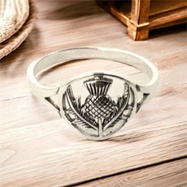 Thistle Ring - Etsy