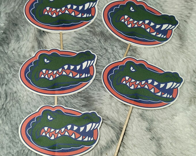 Alligator Cake Topper, Crocodile Cake Cake Topper, Birthday Party Cake ...