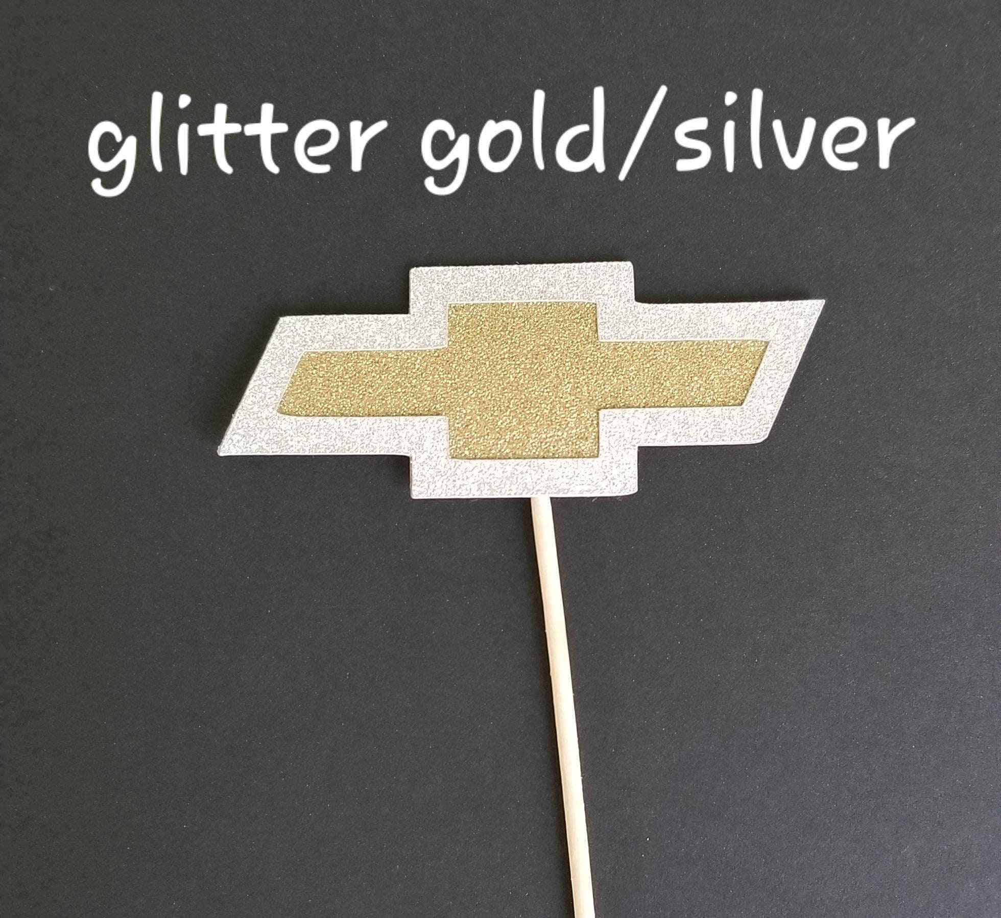 Chevy logo cupcake toppers set of 12. | Etsy