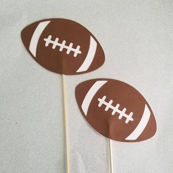 Football Centerpiece Sticks Set of 6. - Etsy